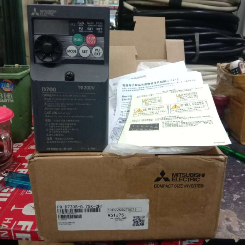 Promo inverter Mitsubishi FR-D720S-0.75K-CHT 0,75kw 220v Diskon 23% di Seller Rhmd - Cengkareng ...