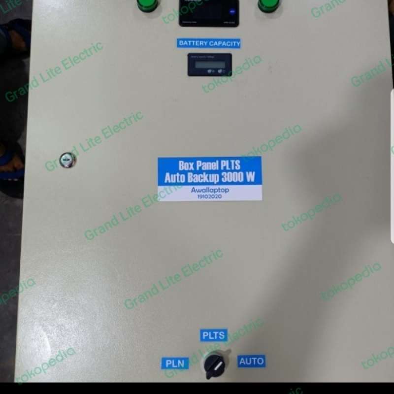 Promo Paket Box Panel PLTS 3000W PSW MPPT 60A Otomatis Panel Surya ...
