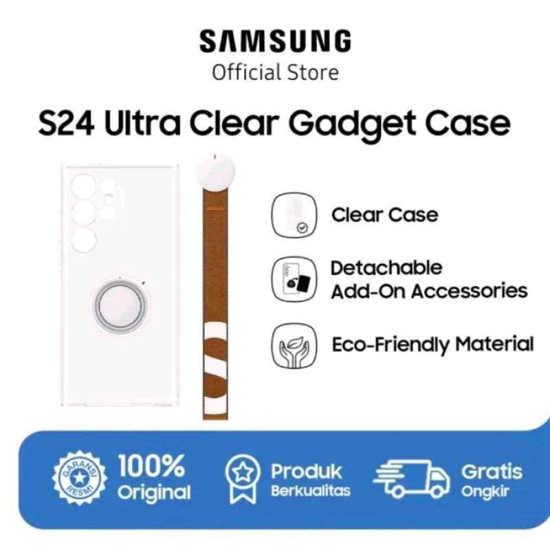 Promo Samsung Galaxy S24 Ultra Clear Gadget Case Transparan - ORIGINAL ...