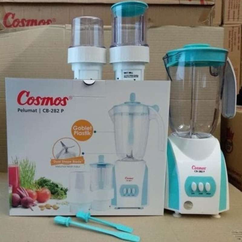 Promo Cosmos Blender Plastik 2 Liter 3 In 1 Cb-282P - Cb 282 P Baru ...