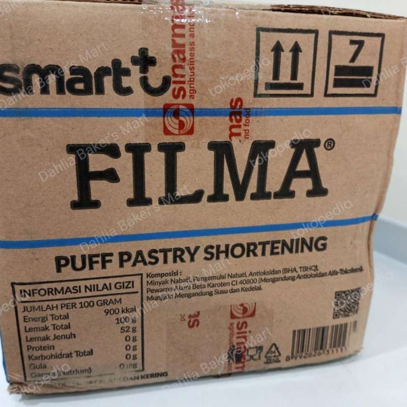 Promo Filma Korsvet Puff Pastry Shortening Repack 500 Gram Diskon 1% di ...