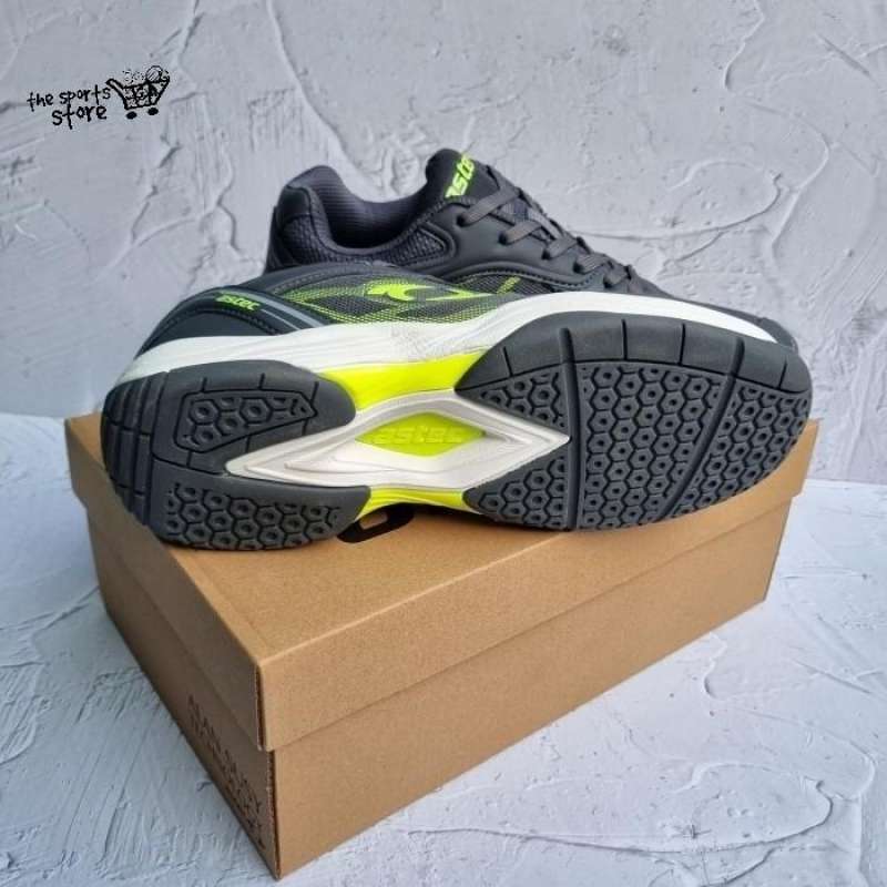 Jual Sepatu Badminton Astec Evolis 3.0 Dark Grey / Lime di Seller The ...