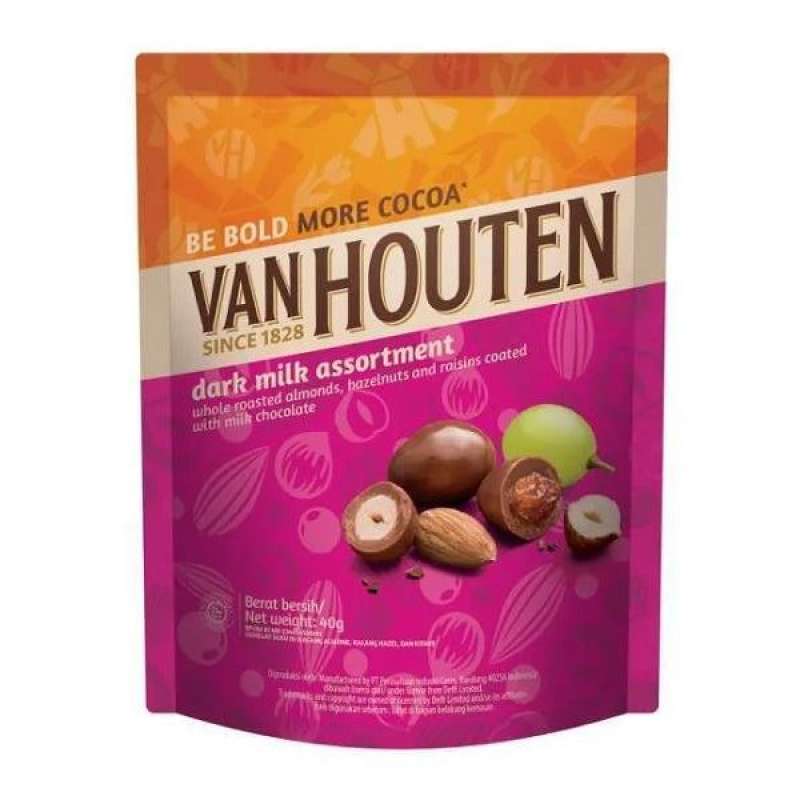 Jual Van Houten Dark Milk Assortment Pouch 40 Gr Di Seller Hypermart ...