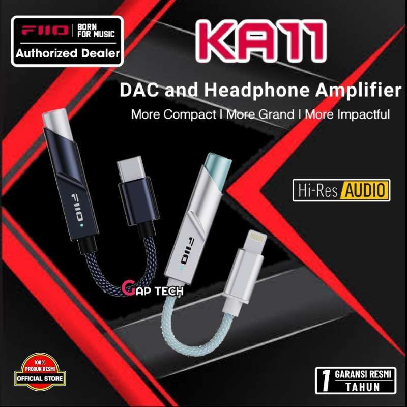 Jual Fiio x Jade Audio KA11 / KA 11 USB Dongle HiFi DAC Amplifier ...