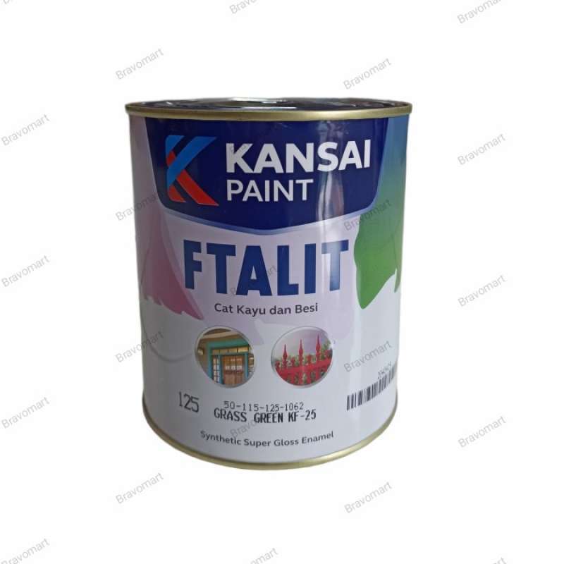 Promo Ftalit Cat Besi Dan Kayu 1Kg Kansai Paint Super Gloss Diskon 23% ...