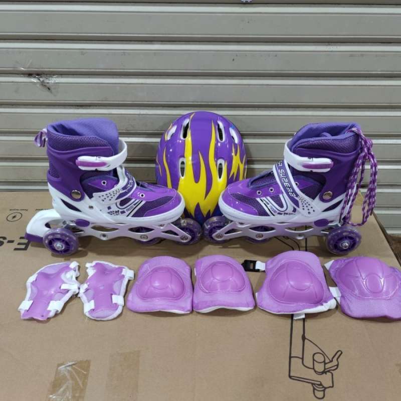 Promo Sepatu Roda Anak Fullset Komplit Lengkap Diskon 23% di Seller ...