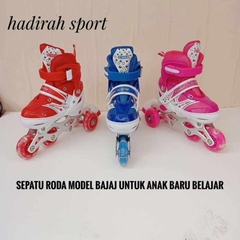 Jual Sepatu Roda Anak Inline Skate/bajaj Free Baut Dan Kunci L Di ...