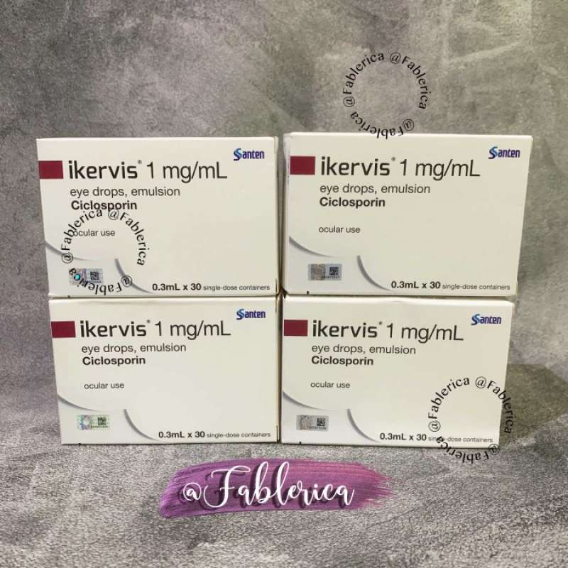 Jual Ikervis 1mg/ml Eye Drops R3WPJ * 100% ORI & READY * di Seller ...
