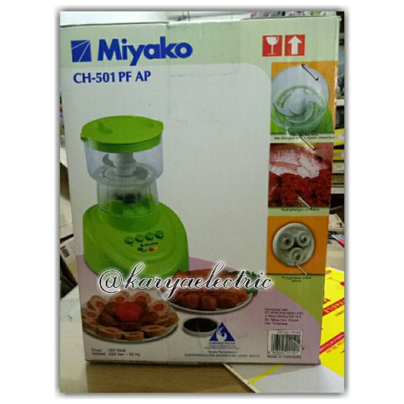 Promo New Blender Chopper Plastik Miyako Ch-501 Pf Ap Diskon 27% di ...