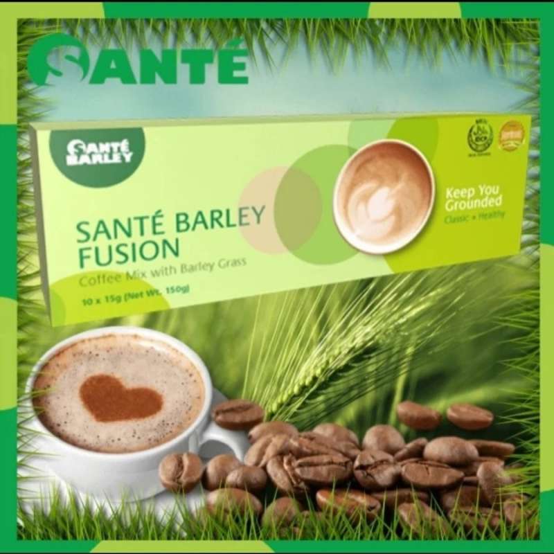 Jual Sante Barley Fusion 150g Coffee Mix with Barley Grass di Seller ...