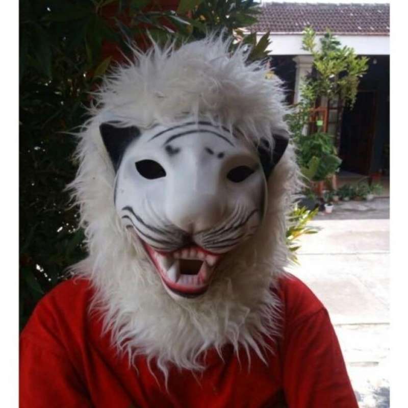Jual topeng Harimau Kerajinan Topeng Anak Mainan di Seller Yosse ...