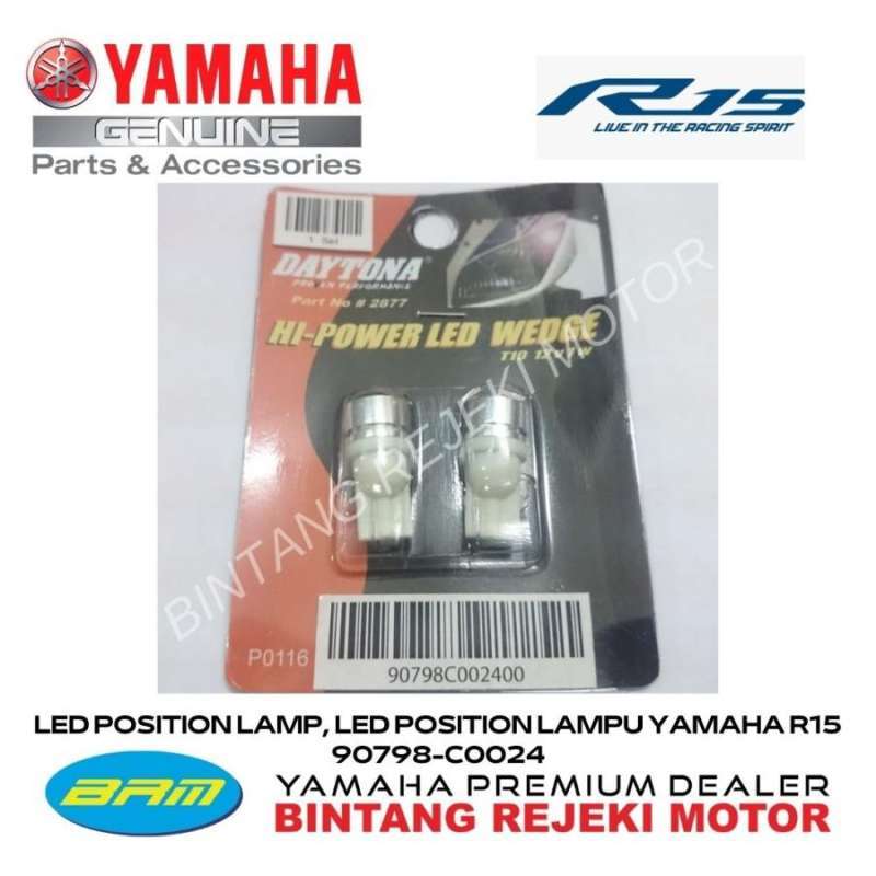 Jual LED POSITION LAMP, LED POSITION LAMPU YAMAHA R15 90798-C0024 di ...
