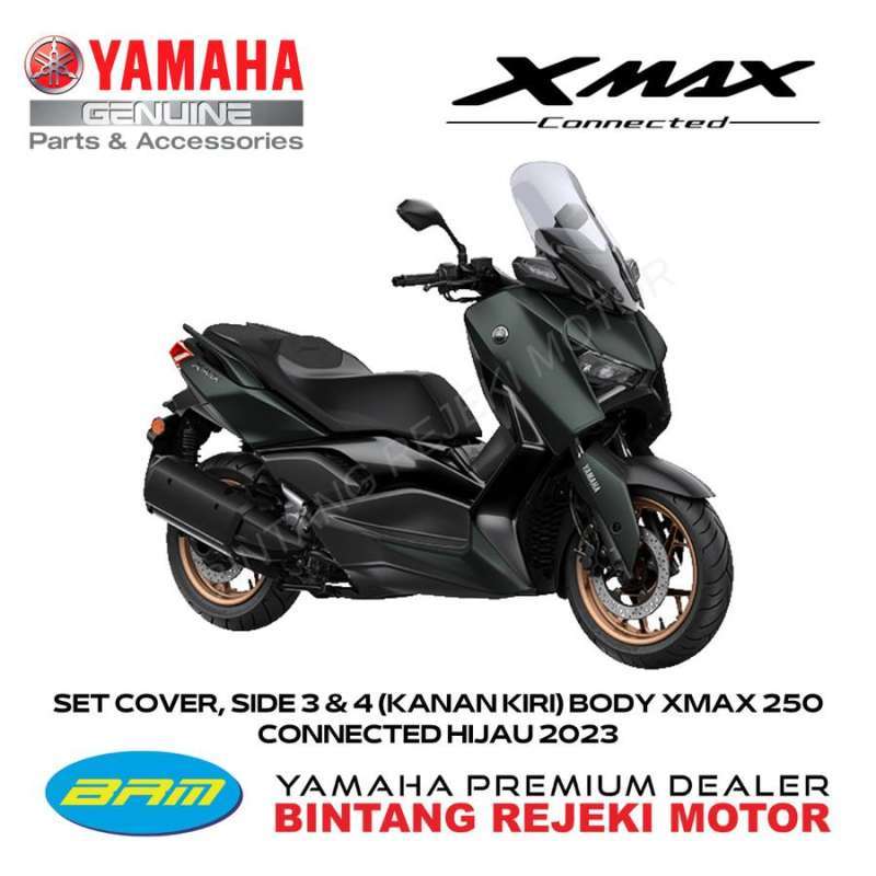 Jual SET COVER, SIDE 3 & 4 (KANAN KIRI) BODY XMAX 250 CONNECTED HIJAU ...