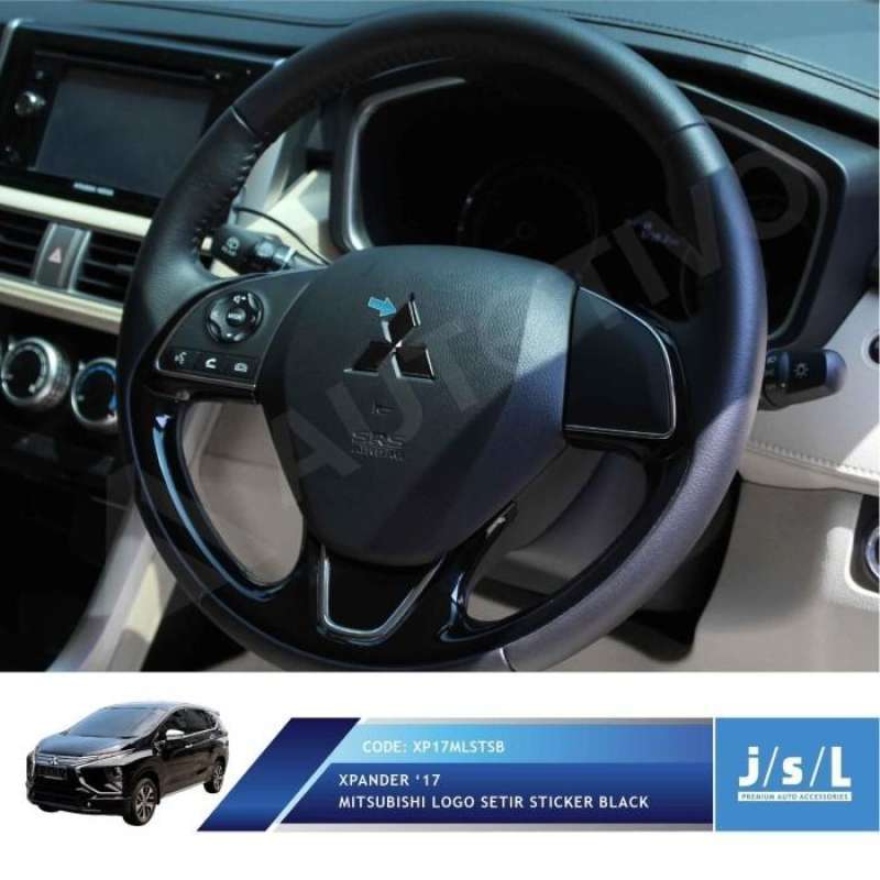Jual new!! JSL Stiker Logo Setir Xpander Hitam Tahan Air JSL Oracal di ...