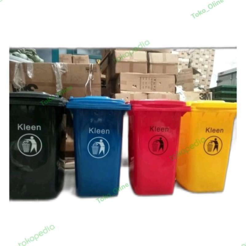 Promo New Tempat Sampah - Kleen 240 Liter - Penampungan Sampah Besar Diskon 8% di Seller Blark ...