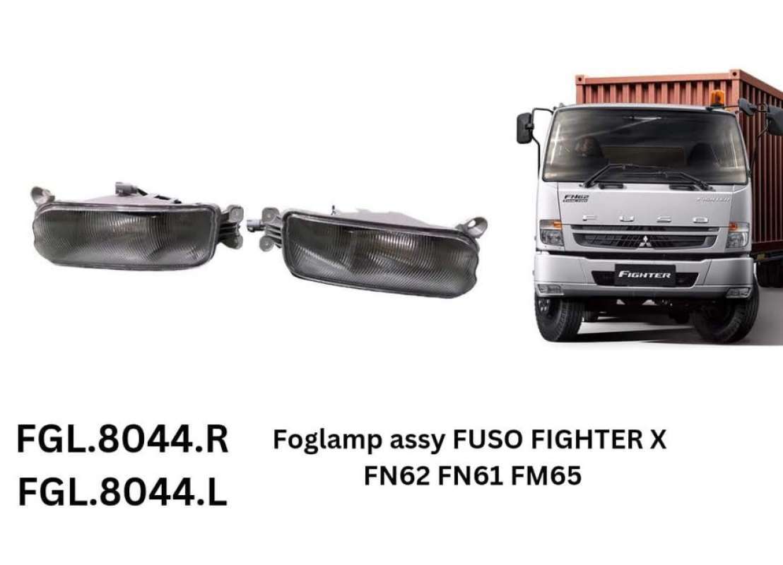Promo FOGLAMP FOG LAMP LAMPU KABUT FUSO BARU FIGHTER X PS260 FN62 FK75 ...
