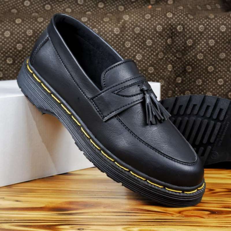 Promo Sepatu Docmart Slip-On Pria Crewger Mdx Sensen Sepatu Formal ...