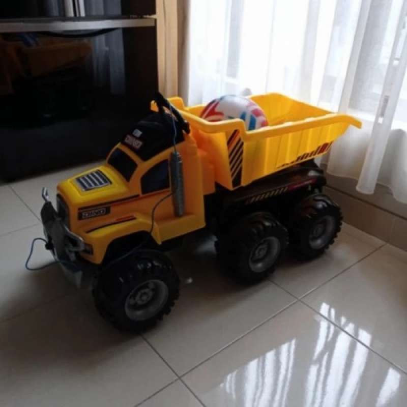 Promo MAINAN MOBIL DUMP TRUK SUPER JUMBO - TRUCK DINO SHP UK XL BESAR ...