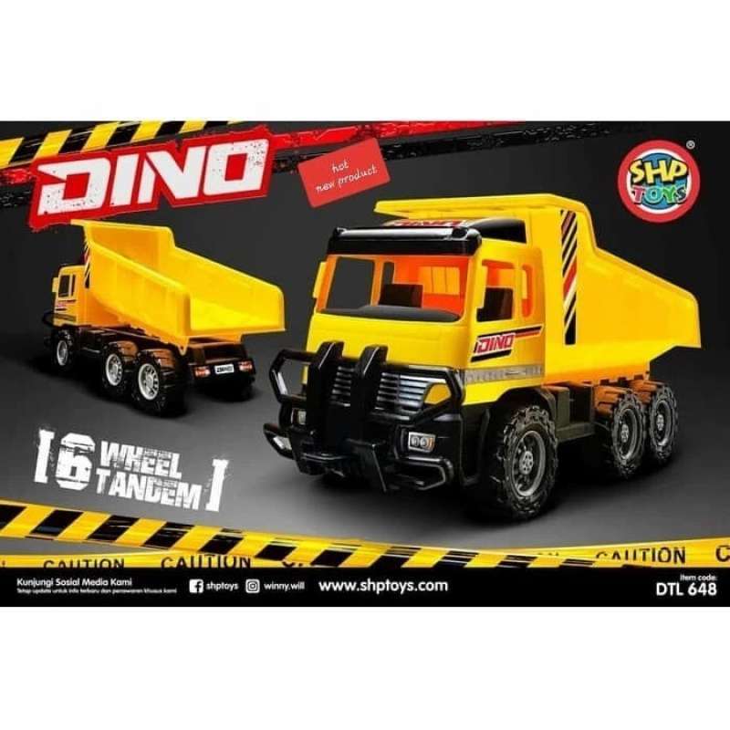 Promo MAINAN MOBIL DUMP TRUK SUPER JUMBO - TRUCK DINO SHP UK XL BESAR ...