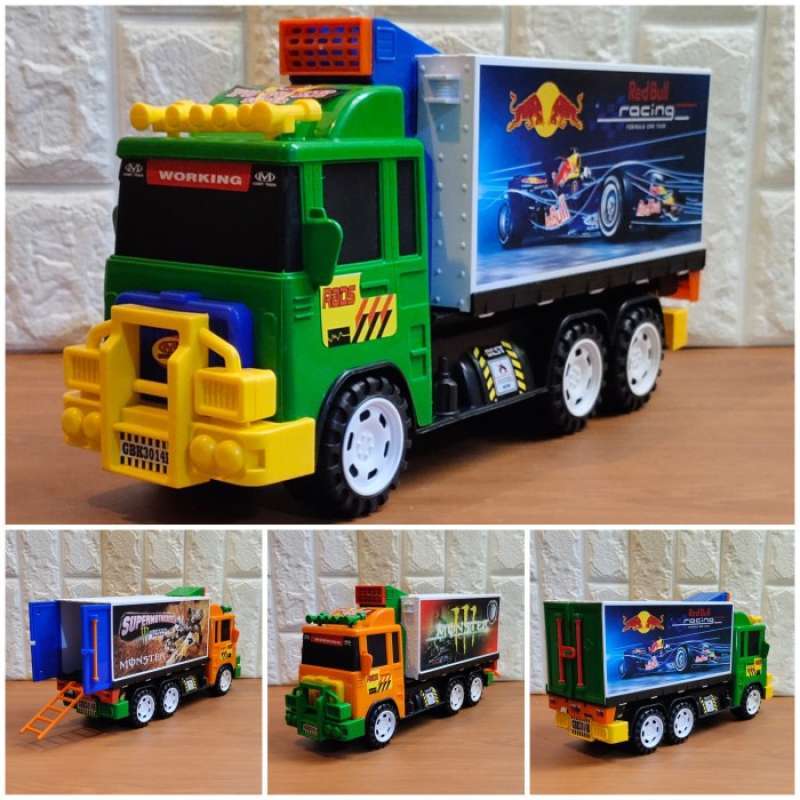 Promo MAINAN TRUK KONTAINER SPONSOR - TRUK MUATAN EDUKATIF - LUTOFIA ...