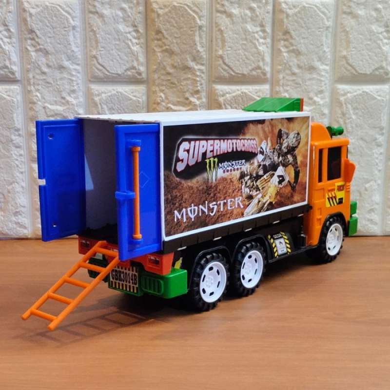 Promo MAINAN TRUK KONTAINER SPONSOR - TRUK MUATAN EDUKATIF - LUTOFIA ...