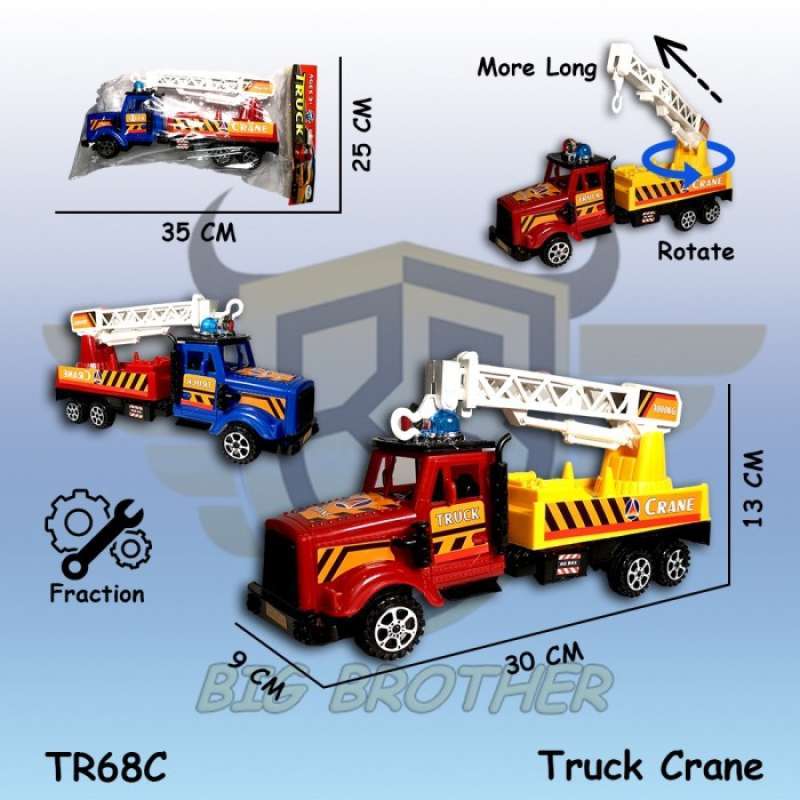 Promo MAINAN MOBIL MOBILAN ANAK TRUK TRUCK CRANE DEREK KONSTRUKSI ...