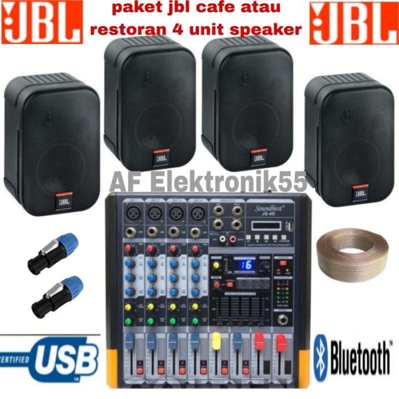 Promo PAKET SOUND SYSTEM JBL + POWER MIXER CAFE ATAU RESTORAN ...