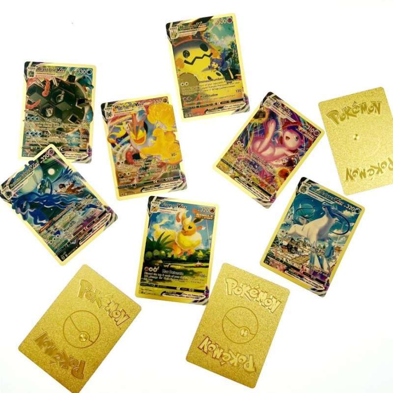 Jual Kartu Pokemon Gold New 55 Pcs | 1 Box Kartu Pokemon Original Isi ...