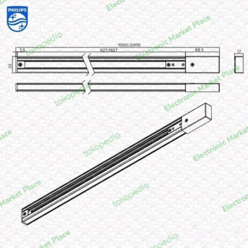 Promo PHILIPS RCS033 1C L2000 TRACK ONLY ACCESSORIES FOR ST033T 2 METER ...