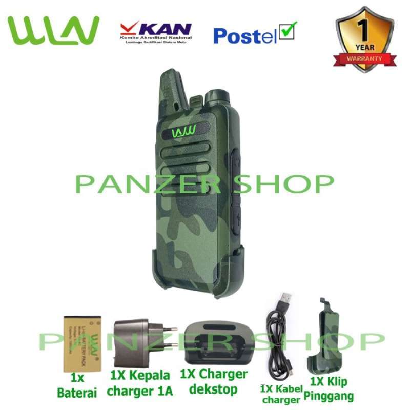 Promo HT SATUAN WLN Two-Way Radio - LORENG HIJAU ARMY 2 KD-C1 - Satuan ...