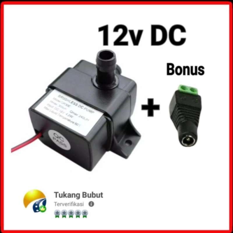 Promo MINI POMPA AIR CELUP DC 12V HIDROPONIK BRUSHLESS SUBMERSIBLE PUMP ...