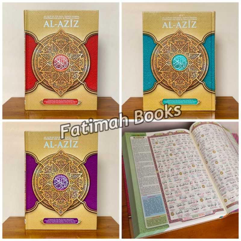 Jual Alquran Al Aziz A4. Alquran Per Kata Tajwid Warna, Terjemah dan Latin di Seller Supermart ...