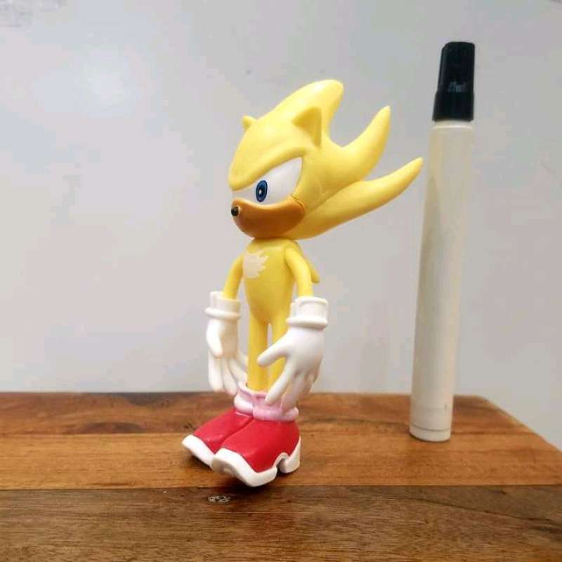 Jual sonic family figure giant big gold sonic sonic the hedgehog series ...