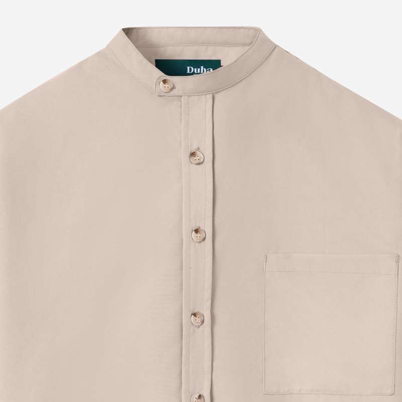 Promo Baju Muslim Duha Muslimwear - Dhaw' Short Sleeve - Khaki - L ...