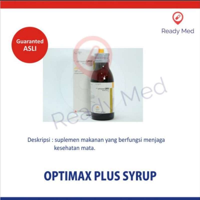 Promo Optimax Plus Syrup Suplemen Memelihara Kesehatan Mata Diskon 33% ...