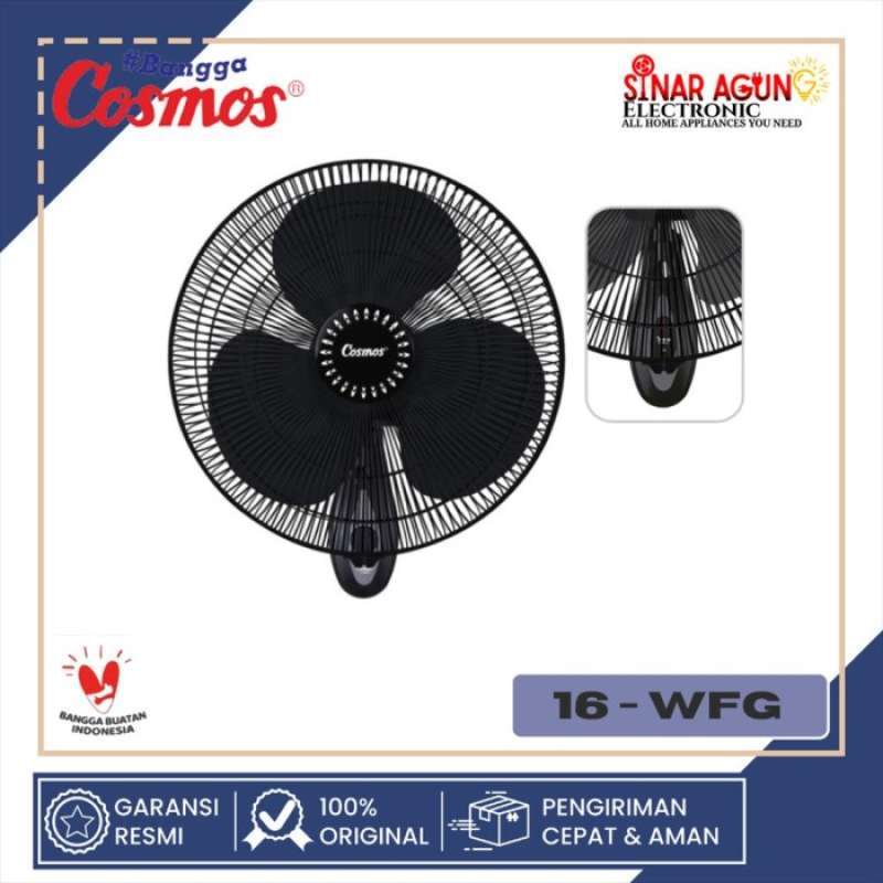 Promo Cosmos 16Wfg / 16 Wfg – Wall Fan 16 Inch (100% Ori) Diskon 23% di ...