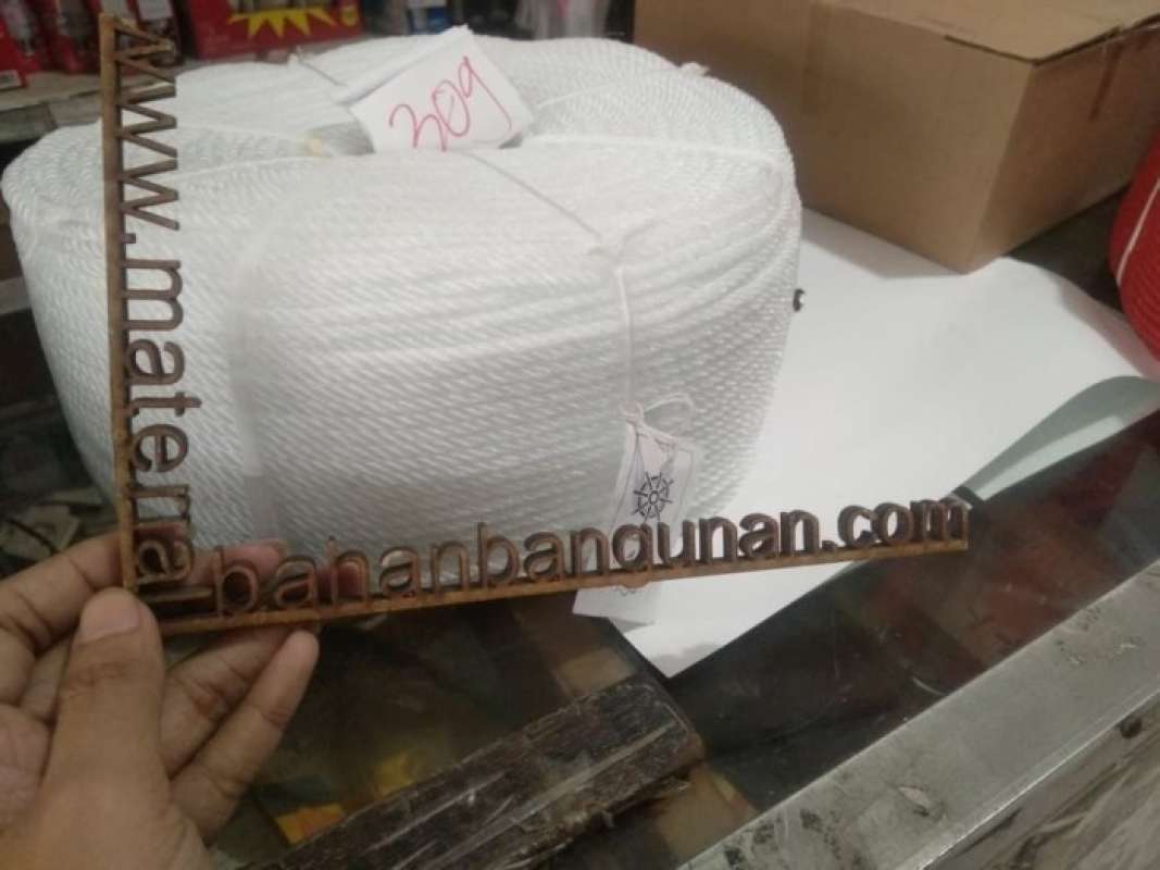 Promo Tali Tampar Pvc 4Mm X 192 Meter Ikat Tambang Jemuran Nylon Nilon ...