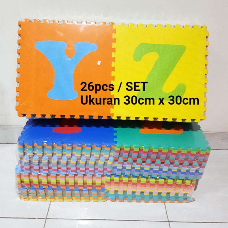Promo Playmat Edumat Matras Alas Lantai - Playmat Huruf Gambar - Isi 26 ...