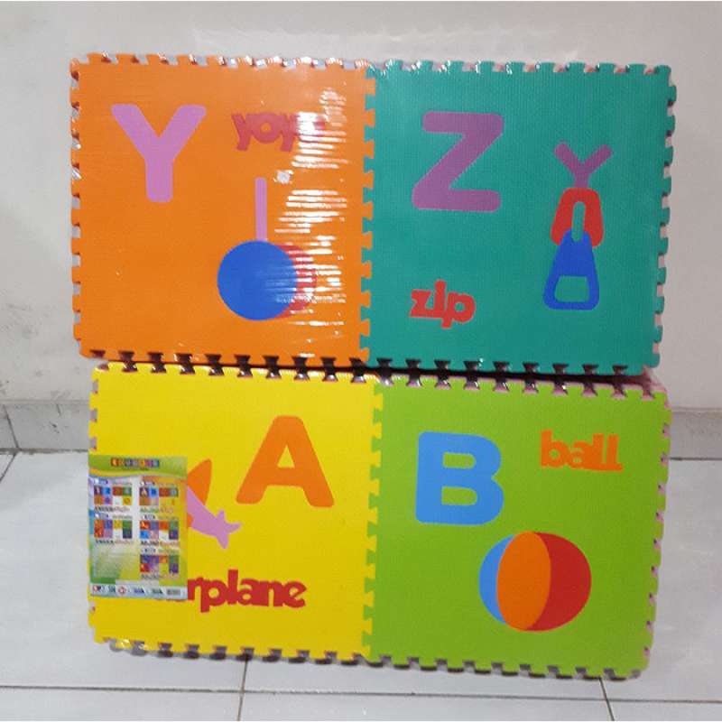 Promo Playmat Edumat Matras Alas Lantai - Playmat Huruf Gambar - Isi 26 ...