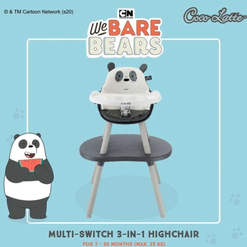 Promo High Chair Cocolatte Multiswitch WBB X We Bare Bears / Kursi ...