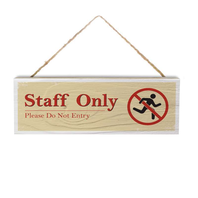 Jual Staff Only Sign Board - Sb C Di Seller Kayugraphy - Padangsambian ...