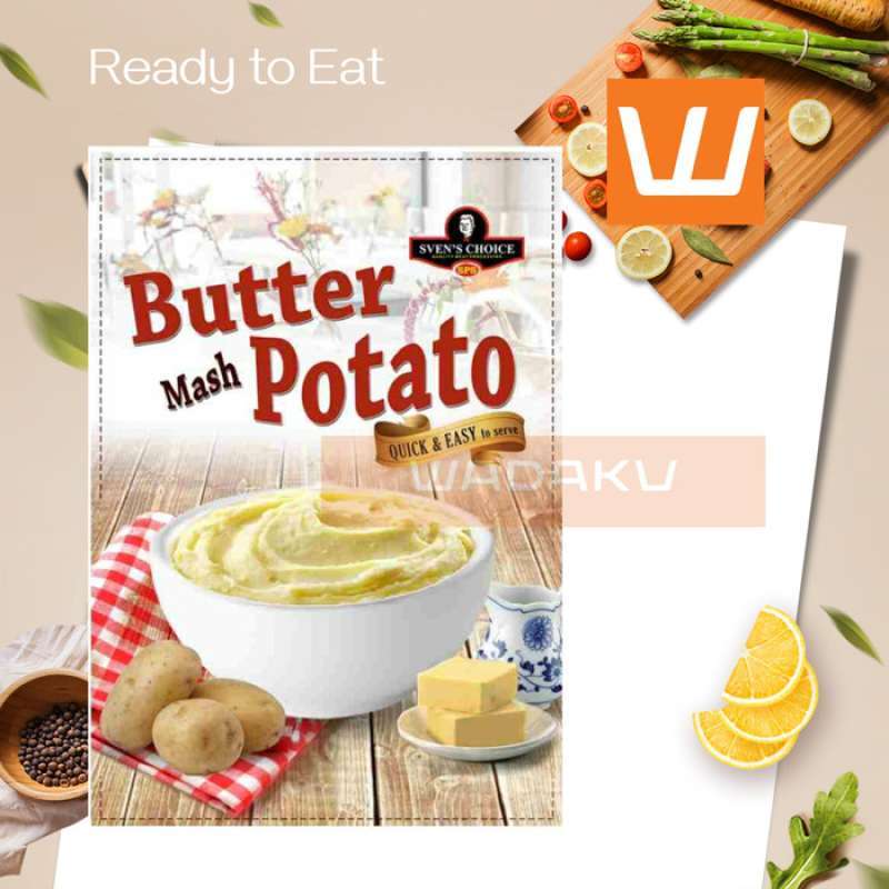 Jual BUTTER MASHED POTATO SVEN'S CHOICE 150g PREMIUM READY TO EAT di ...