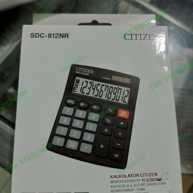 Jual Kalkulator Citizen 812 Original Di Seller Smart Projeck - Wijaya ...