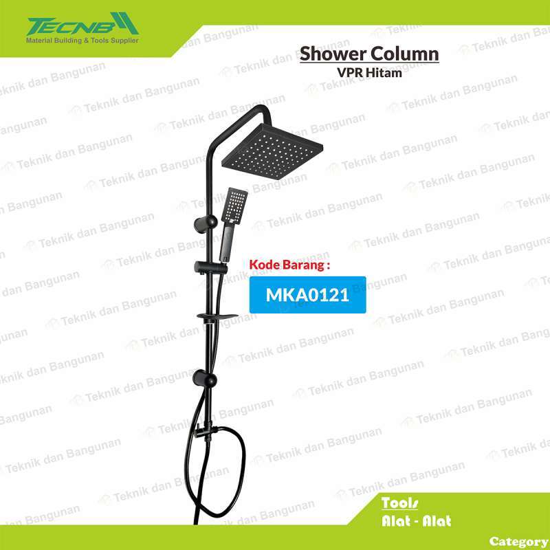 Jual Shower Tiang Set Column Mandi Keran Kran Vpr Hitam Di Seller ...