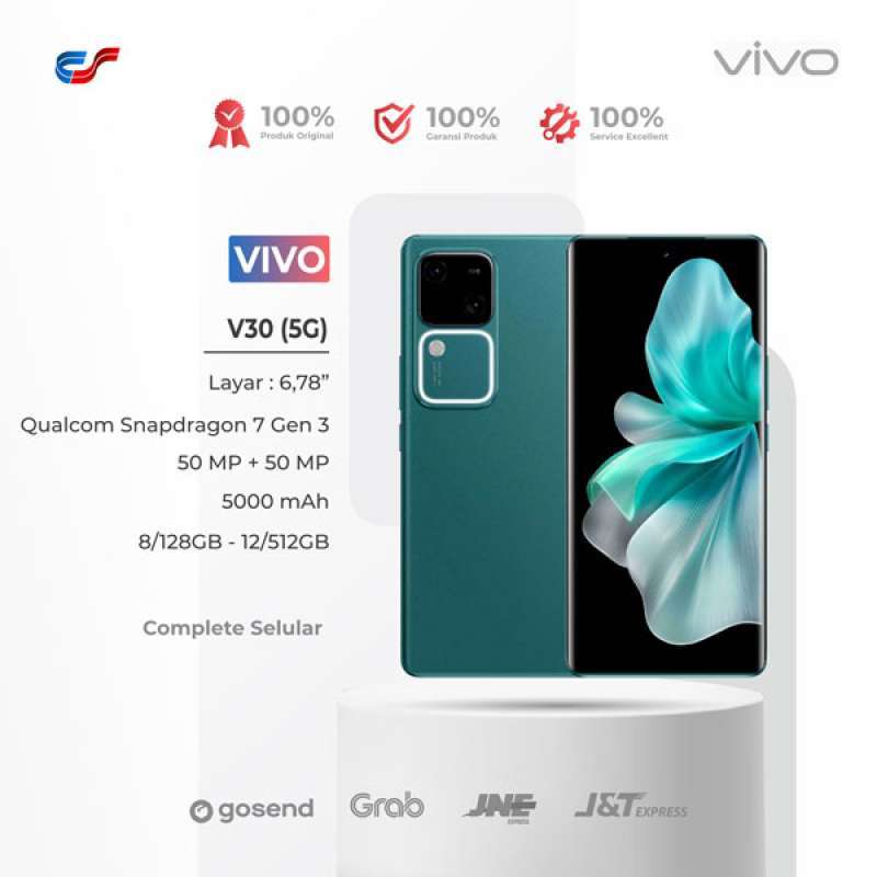 Jual Vivo V30 5g V30 Pro 8/256gb 12/512gb - Garansi Resmi - V30 8/256gb Green Di Seller Complete ...