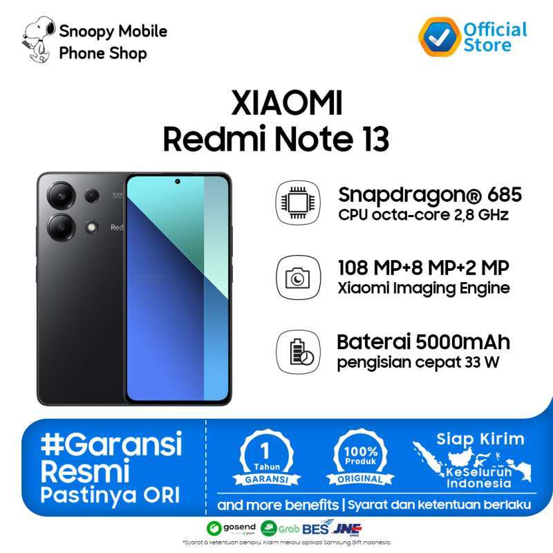 Redmi Note 13 - Harga & Spesifikasi Terbaru Mei 2024 | Blibli