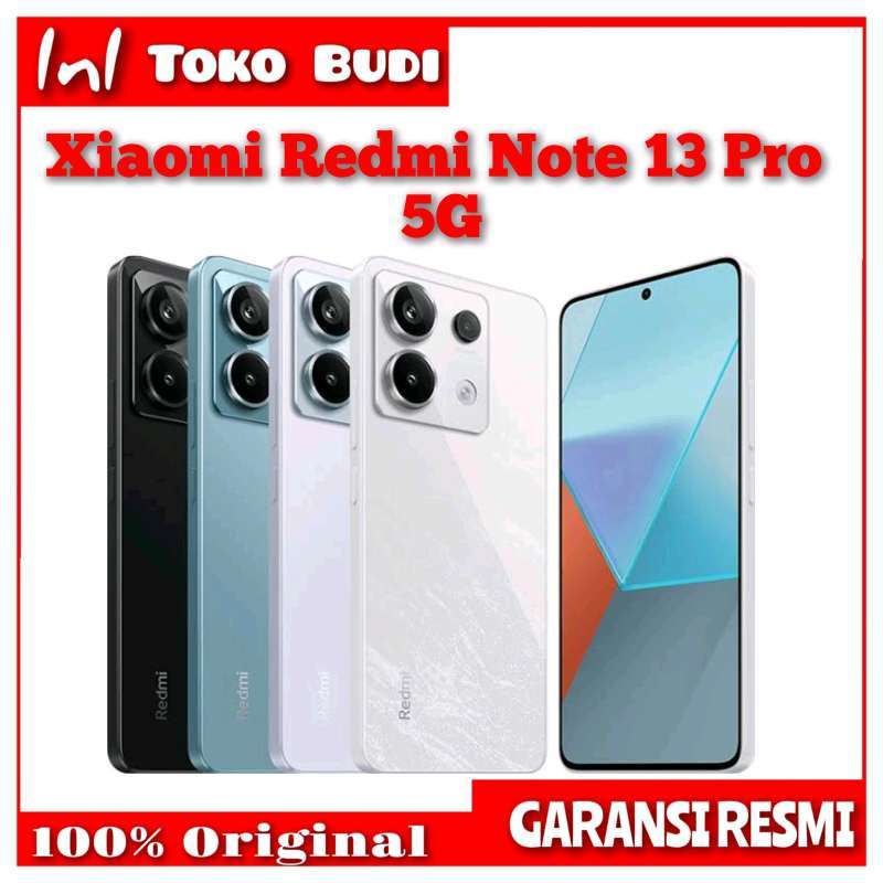 Jual Xiaomi Redmi Note 13 Pro 5G 8/256 Garansi Resmi Tam di Seller Ini ...