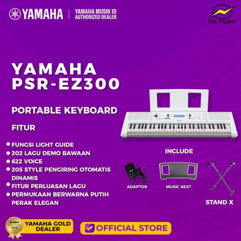 Promo Yamaha Ez-300 / Ez300 Portable Keyboard Garansi Resmi Ymid - Keyb ...