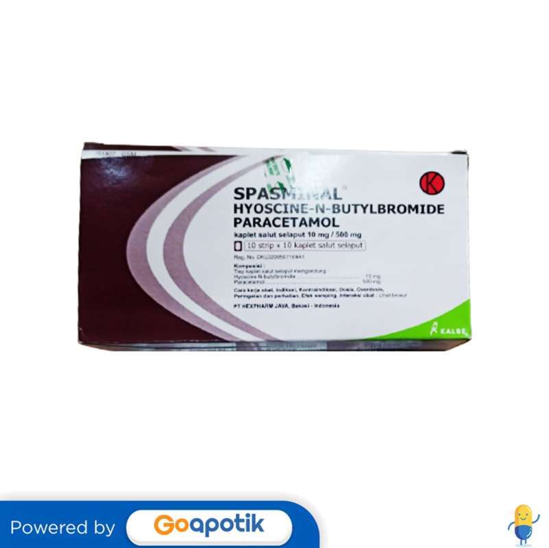Jual Spasminal 500/10 Mg Box 100 Kaplet Di Seller Apotek Qissan ...