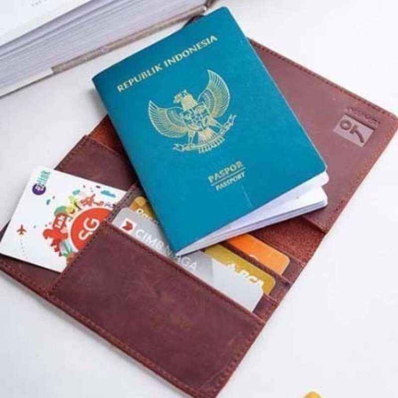 Promo Sampul Cover Paspor Garuda Indonesia Kulit Asli ISHIYA / Buku ...